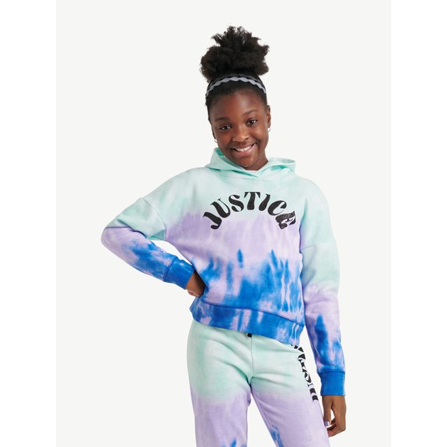 Justice Girls Fleece Hoodie, Sizes XS-XL and Plus - Walmart.com