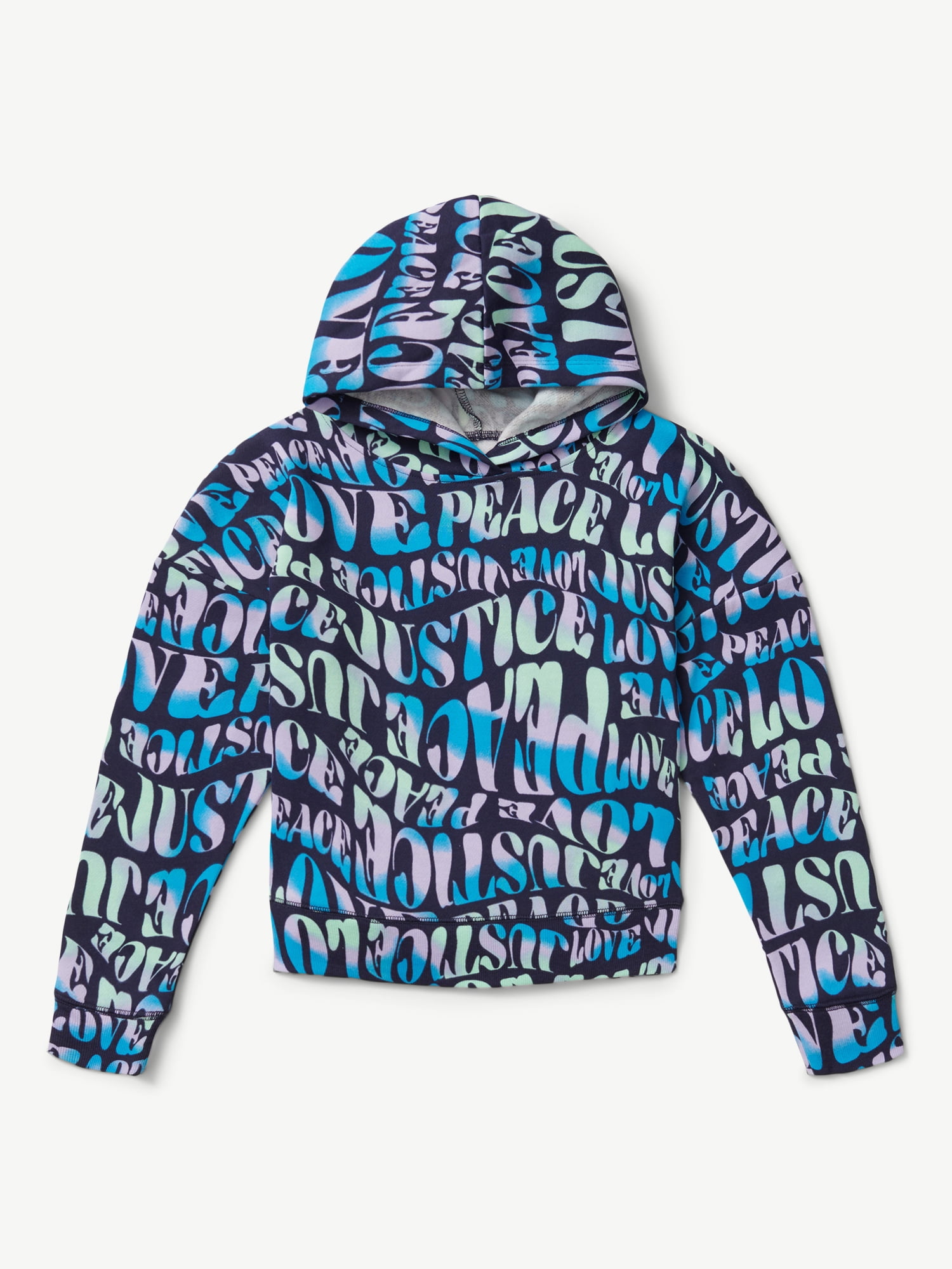 Justice Girls Graphic Fleece Hoodie, Sizes XS-XLP - Walmart.com