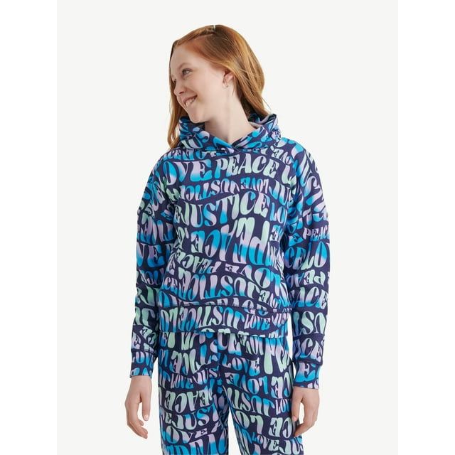 Justice Girls Graphic Fleece Hoodie, Sizes XS-XLP - Walmart.com