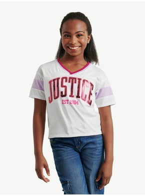 Justice Tops & T-Shirts in Justice Clothing - Walmart.com