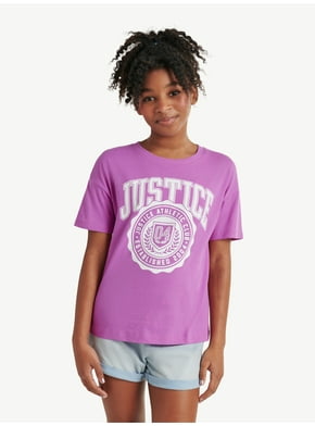 Justice Tops & T-Shirts in Justice Clothing - Walmart.com