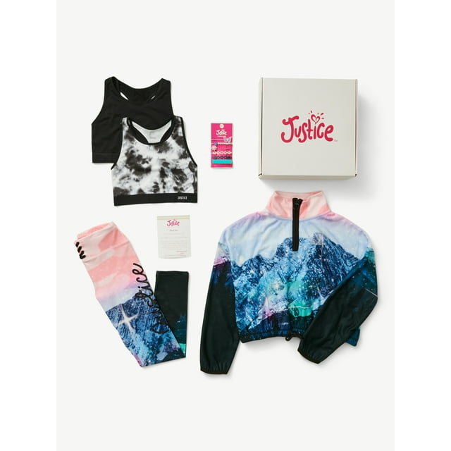Justice Girls Holiday Gifting Collection X 4-Piece Outfit Bundle Box ...