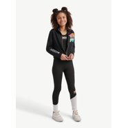 Justice Girls J-Sport Active Crew Sweatshirt and Jogger 2-Piece Outfit ...