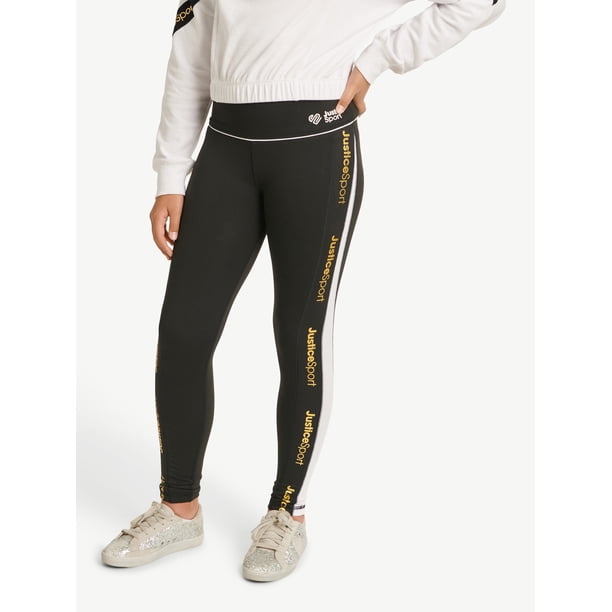 Justice Girls J-Sport Branded Leggings, Sizes XS-XLP - Walmart.com