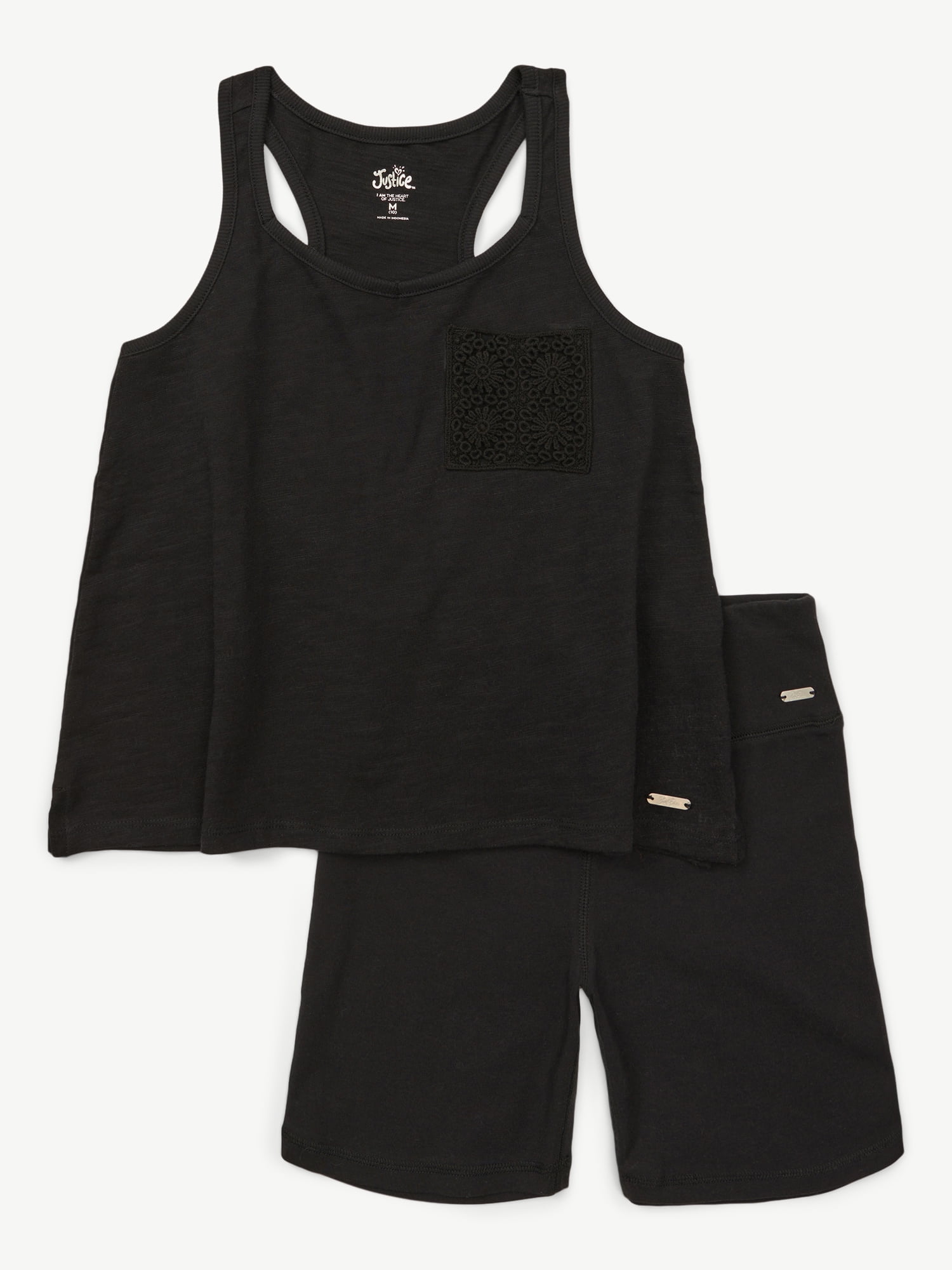Justice Girls Jersey Tank & Short Set, Sizes XS - XLP - Walmart.com