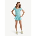 Justice Girls Mesh Hem Tulip Short Set, Sizes XS - XLP - Walmart.com
