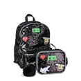 Justice Girls’ Minecraft Sequins 17" Backpack with Lunch Tote, Black ...