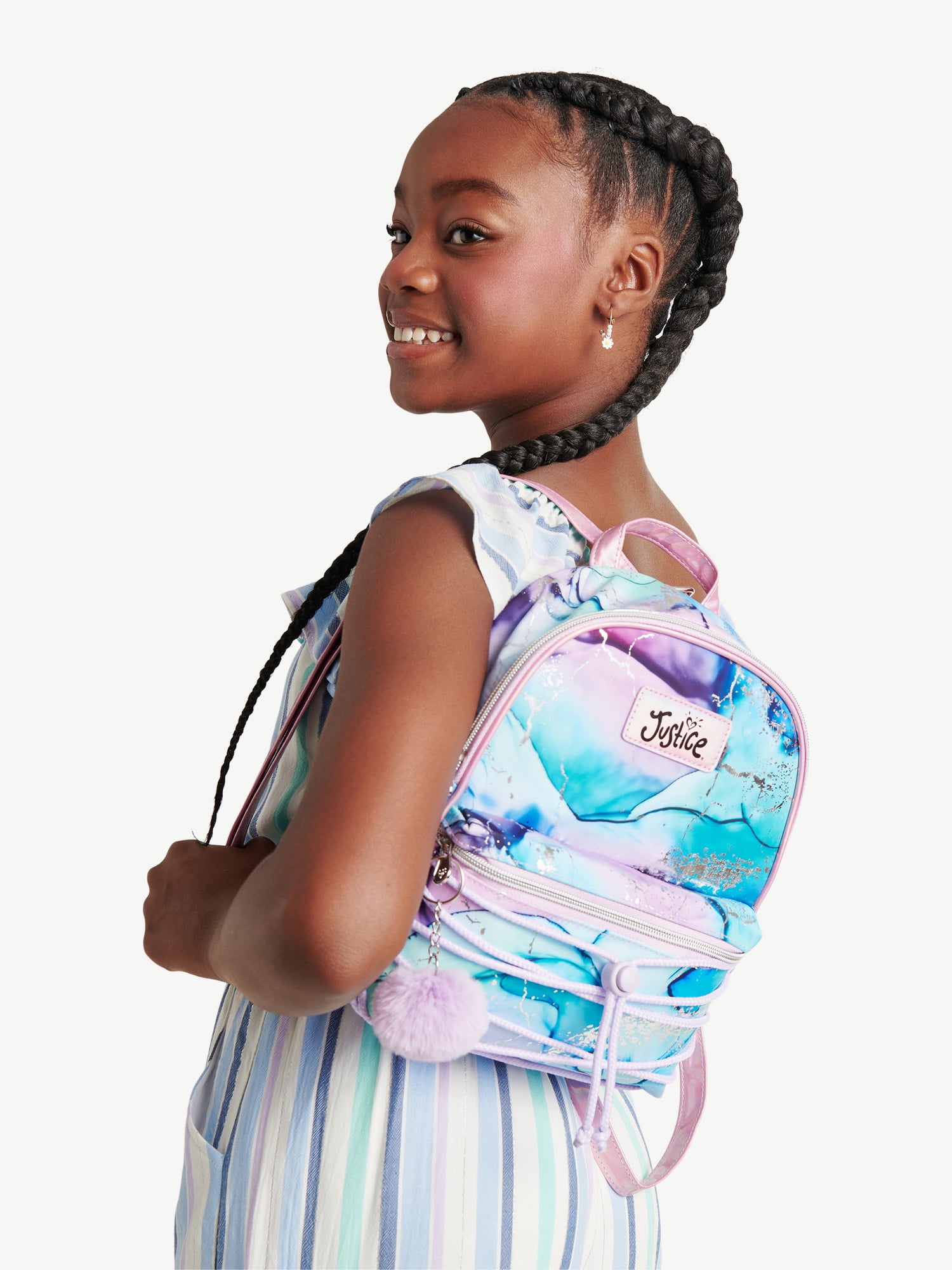 Justice Girls Mini Backpack, Marble - Walmart.com