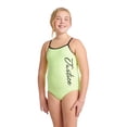 Justice Girls One Piece Swimsuit with Adjustable Straps, Sizes 5-18 ...