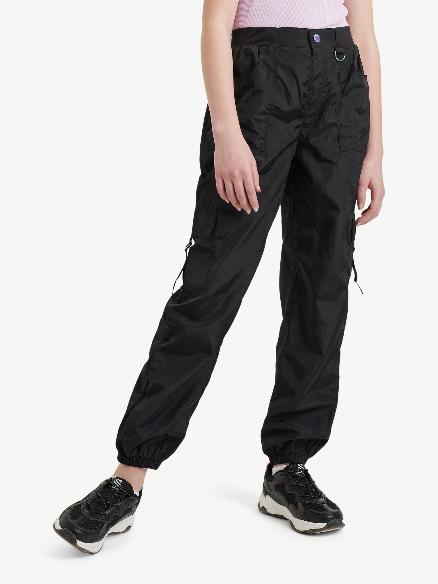 Justice Girls Parachute Pant - Cargo Pants for Girls - Walmart.com