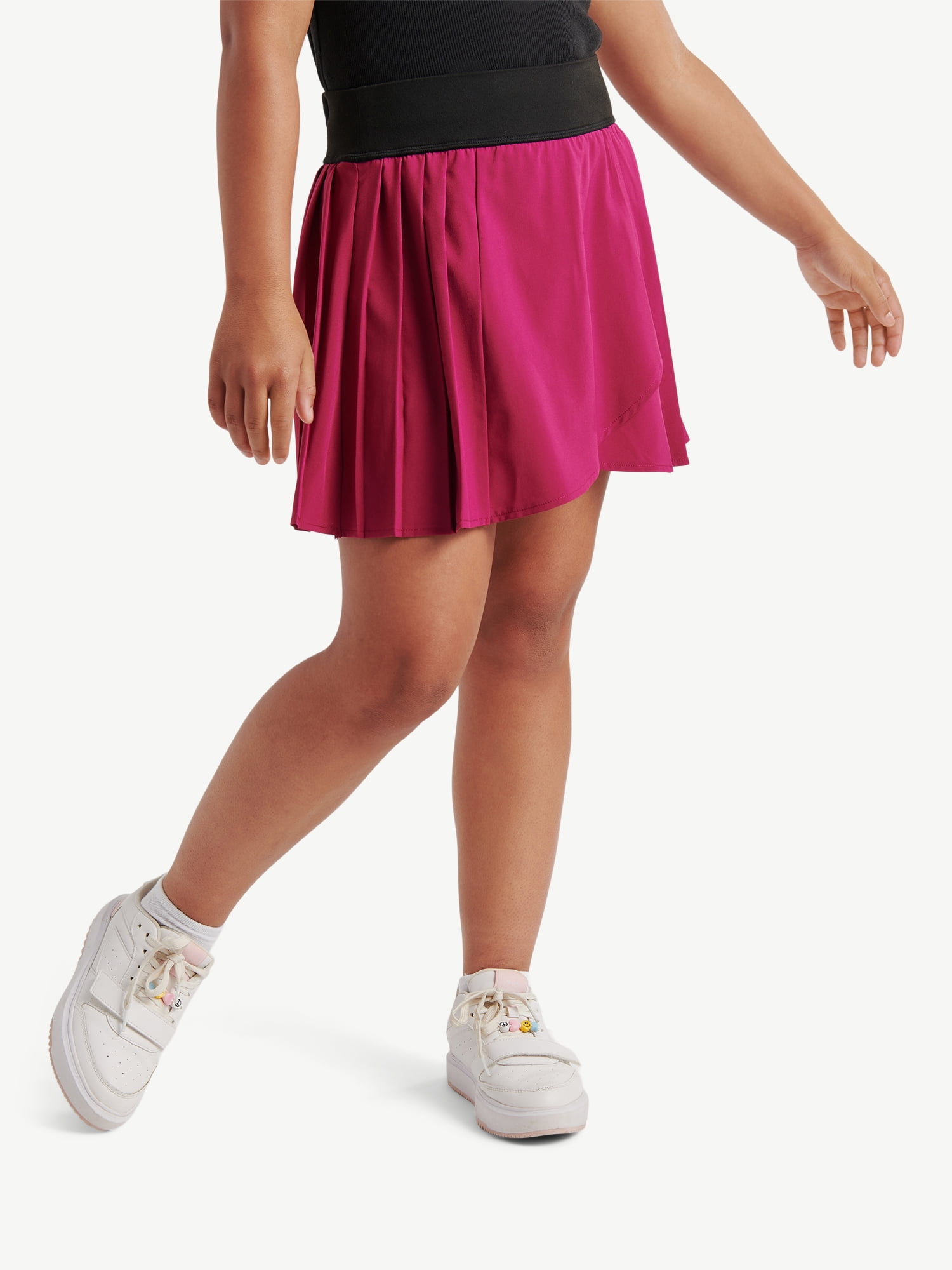 Justice Girls Pleated Cross Over Skirt - Walmart.com