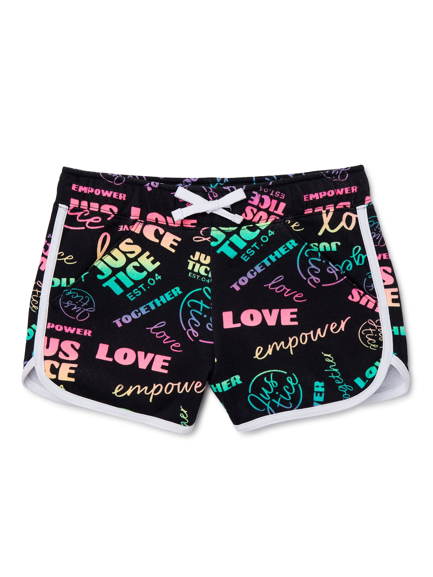 Justice Girls Printed Dolphin Shorts Sizes 4-18 - Walmart.com