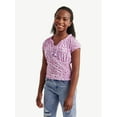 Justice Girls Puff Sleeve Top, Sizes XS-XLP - Walmart.com