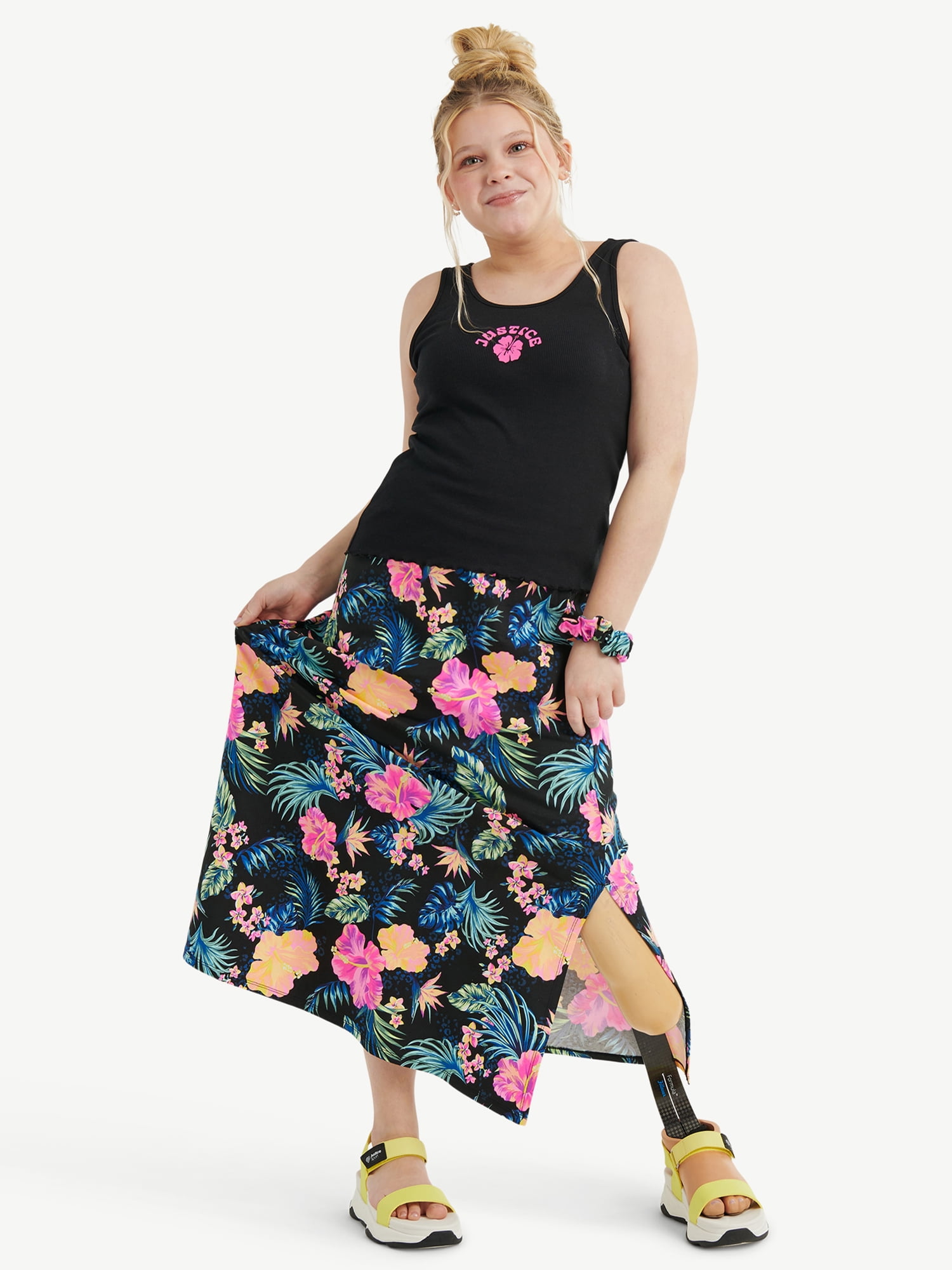 Justice Girls Rib Tank and Skirt Set, Sizes XS-XLP - Walmart.com