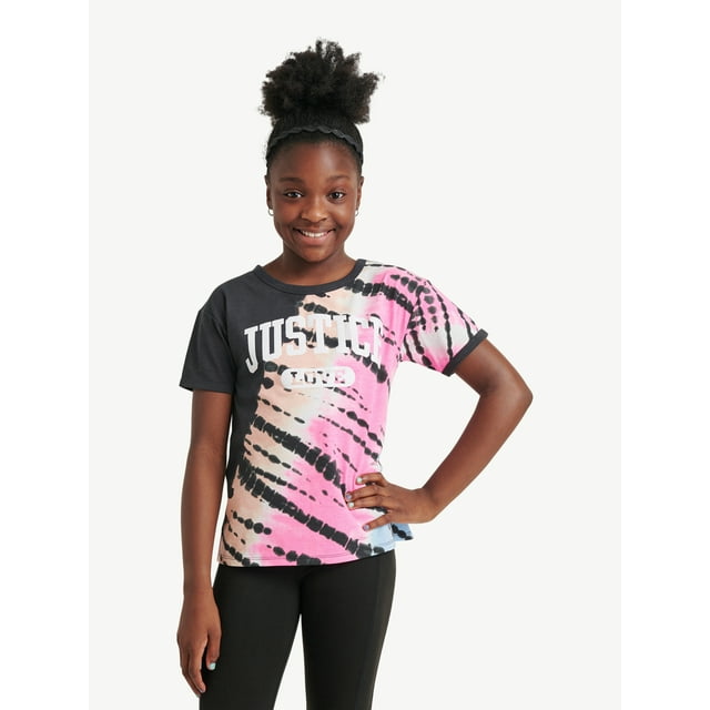 Justice Girls Ringer T-Shirt, Sizes XS-XL & Plus - Walmart.com