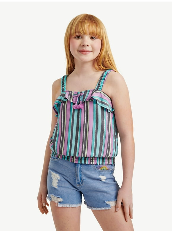 Justice Tops & T-Shirts in Justice Clothing - Walmart.com