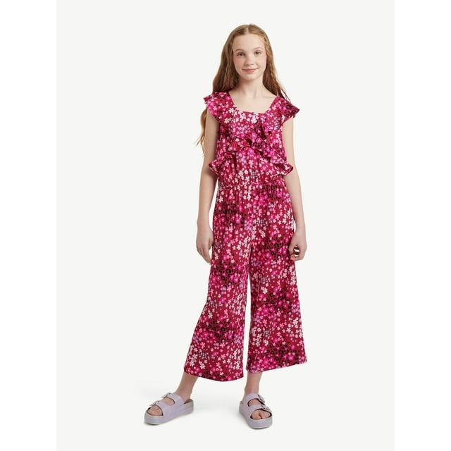 Justice Girls Ruffle Jumpsuit, Sizes XS-XLP - Walmart.com