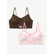 Joyspun Women's Maternity Lace Trim Bralette, 2-Pack, Sizes S to 3X ...