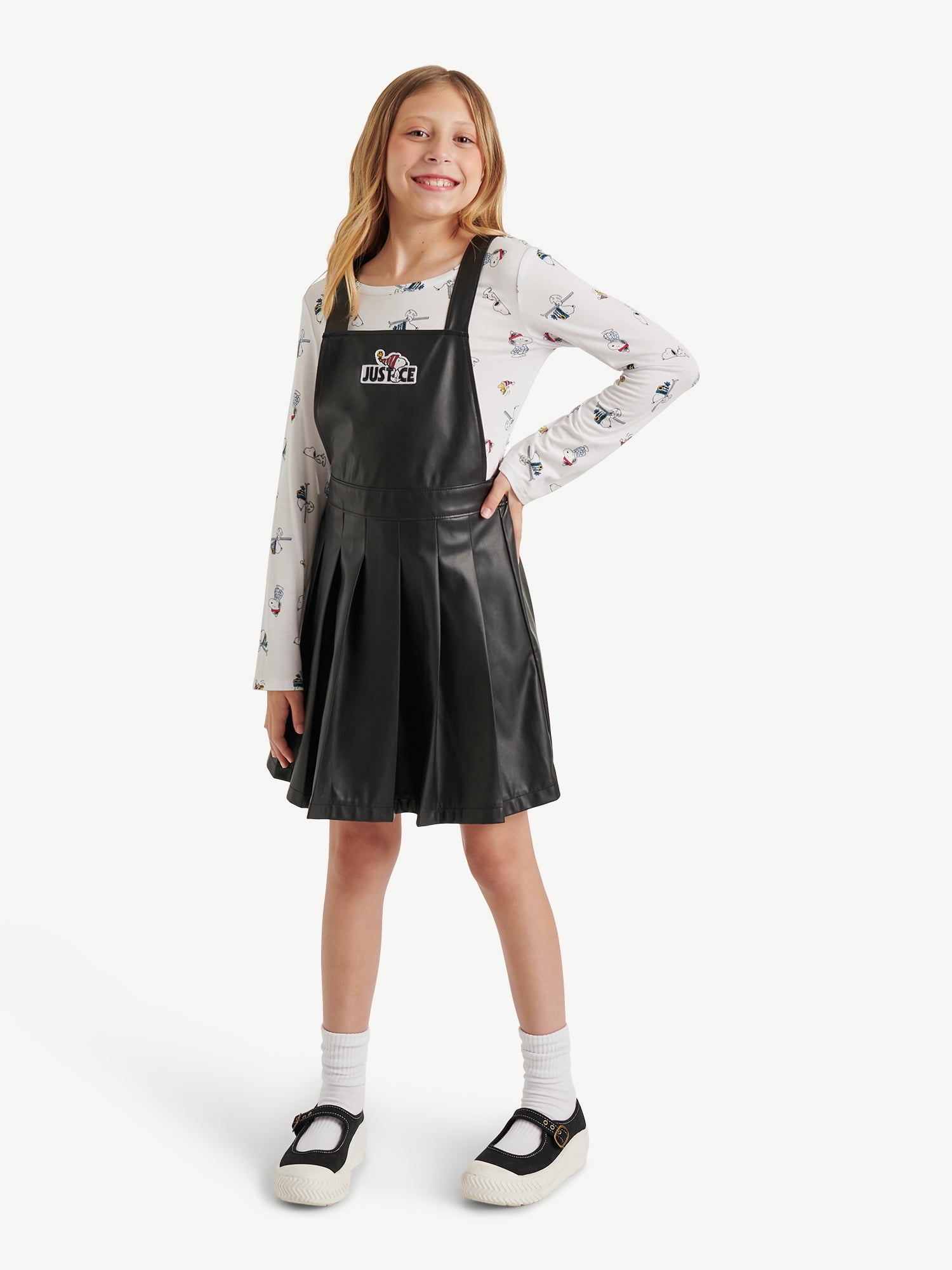 Justice x Snoopy Girls 2Fer Dress, Sizes XS - XLP - Walmart.com