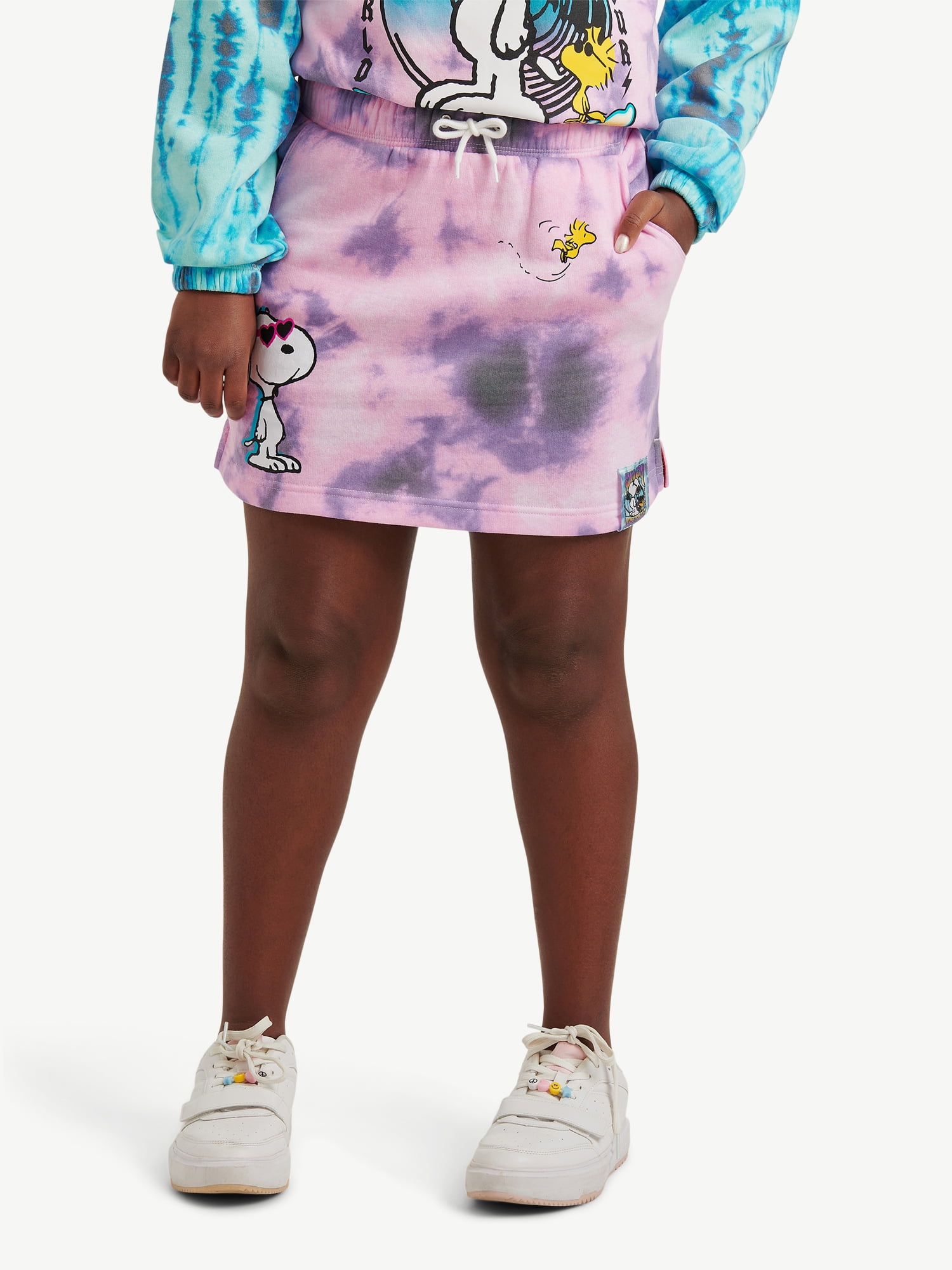Justice Girls Snoopy Fleece Skirt, Sizes XS-XLP - Walmart.com