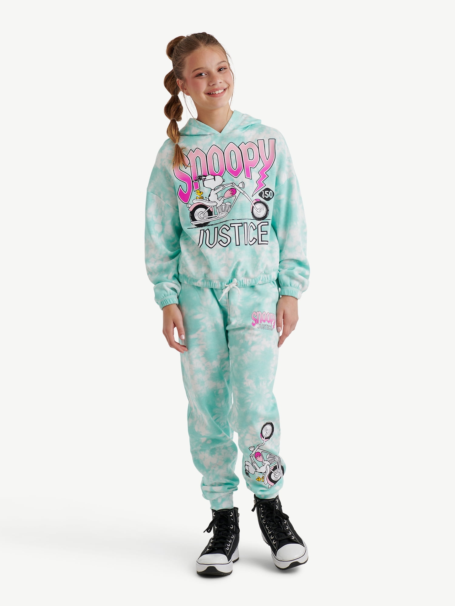 Justice Girls Snoopy Jogger Set, Sizes XS-XLP - Walmart.com