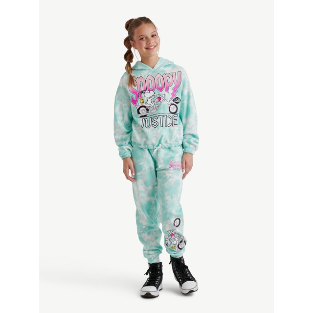 Justice Girls Snoopy Jogger Set, Sizes XS-XLP - Walmart.com