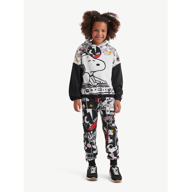 Justice Girls Snoopy Jogger Set, Sizes XS-XLP - Walmart Business Supplies
