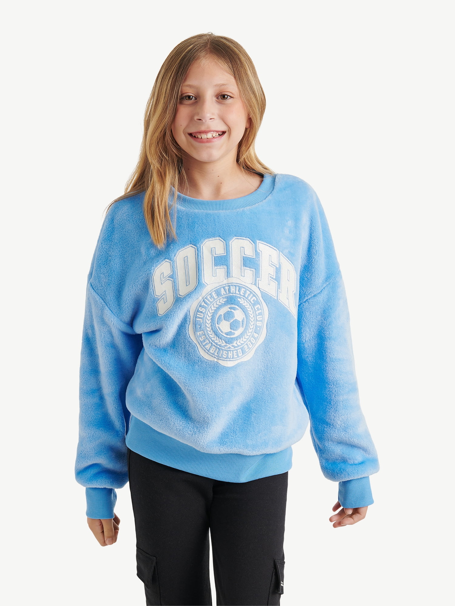 Justice Girls Sports Woobie Crew, Sizes XS - XLP - Walmart.com