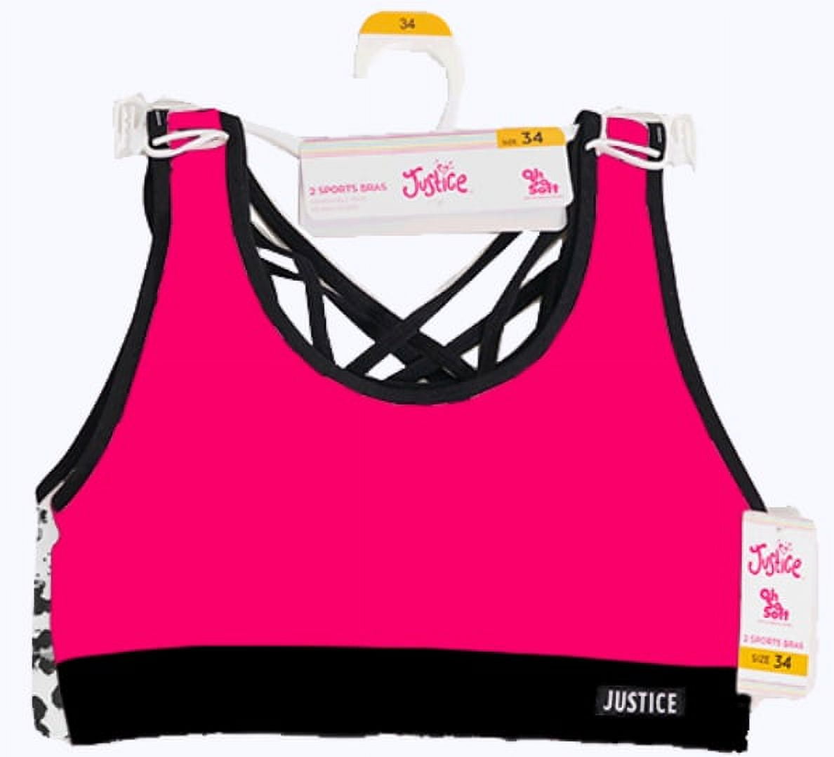 Justice Girls Strappy Back Bra 2-Pack - Sizes 28-38 - Walmart.com