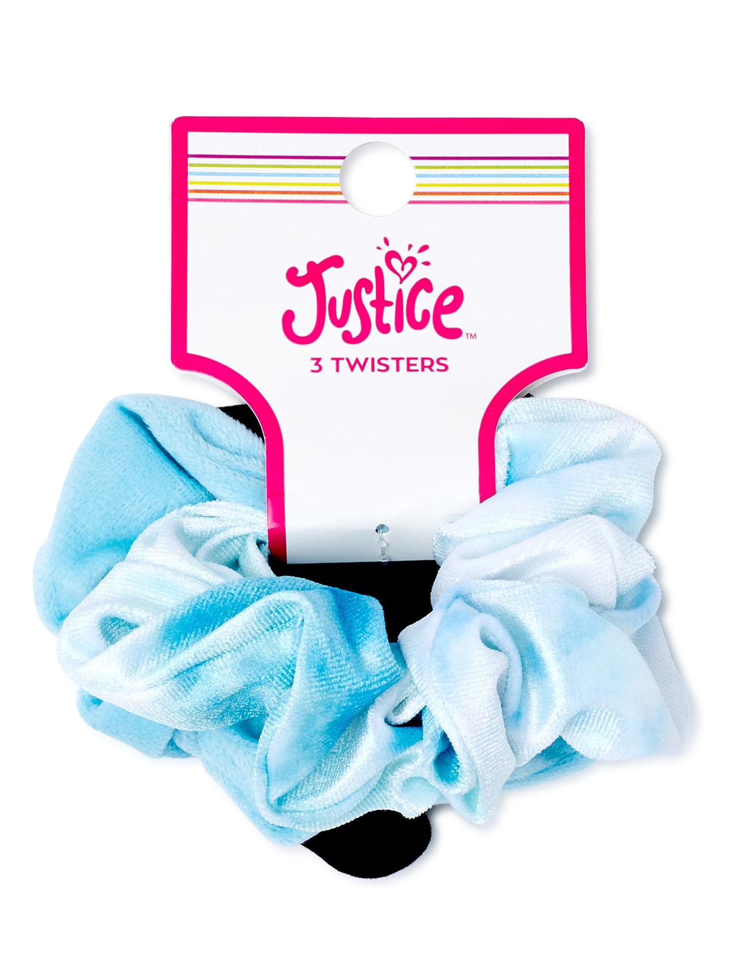 Justice Girls Velvet and Shimmery Hair Twister Set, 3-Pack - Walmart.com
