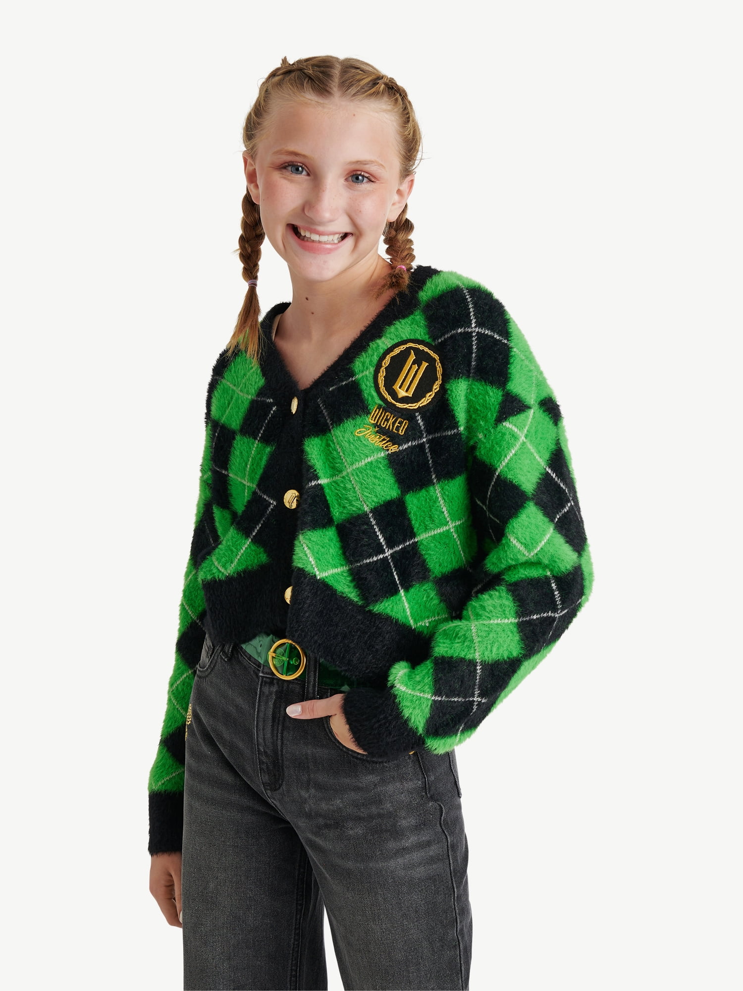 Justice Girls Wicked Cardigan Sweater, Sizes XS-XLP - Walmart.com
