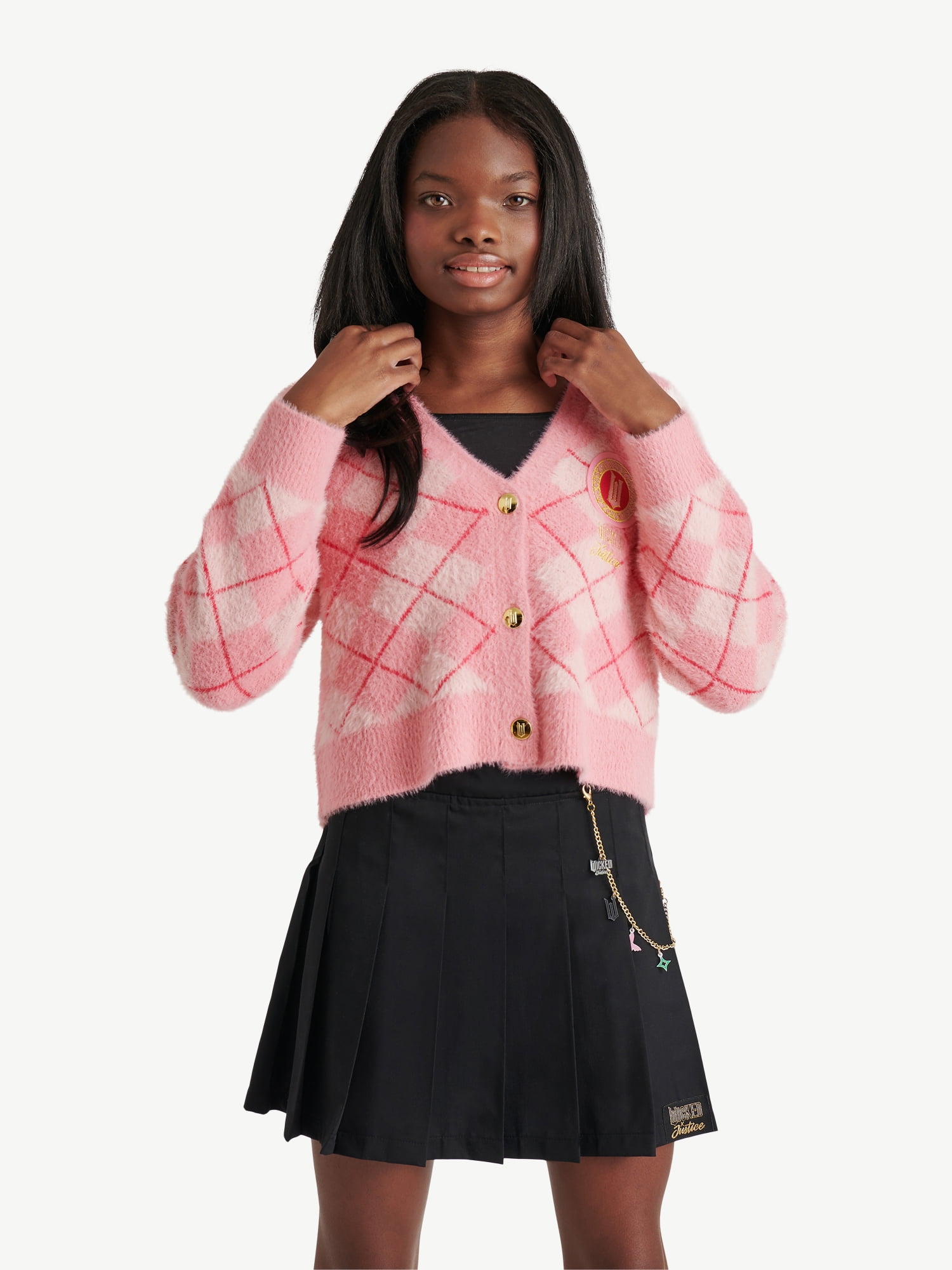 Justice Girls Wicked Cardigan Sweater, Sizes XS-XLP - Walmart.com
