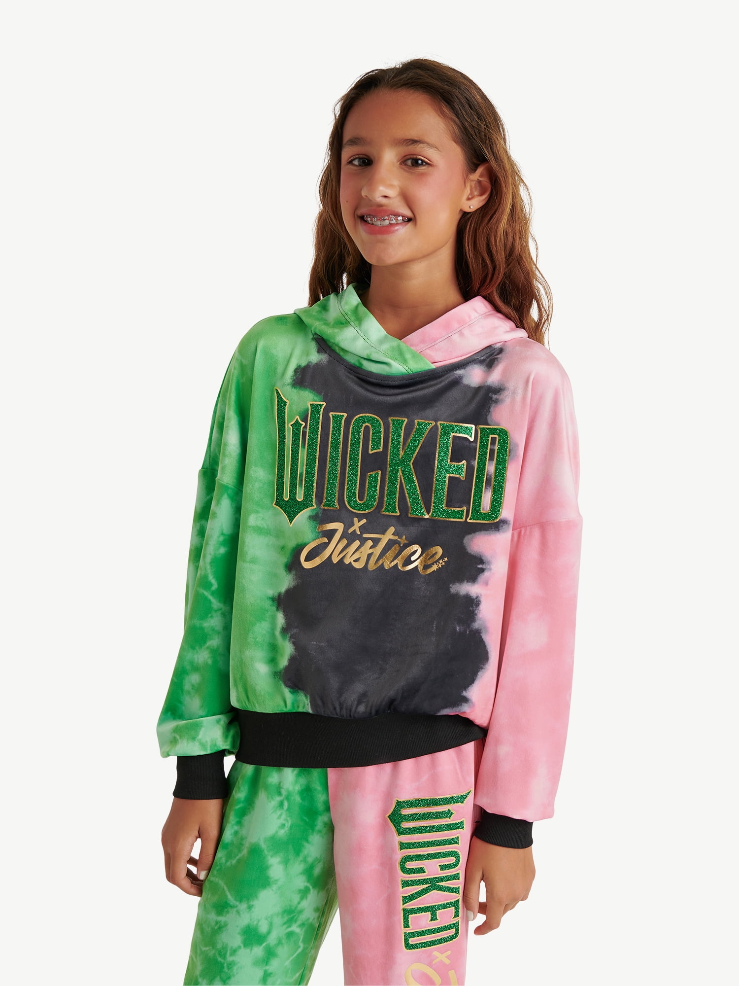 Justice Girls Wicked Hoodie, Sizes XS-XLP - Walmart.com