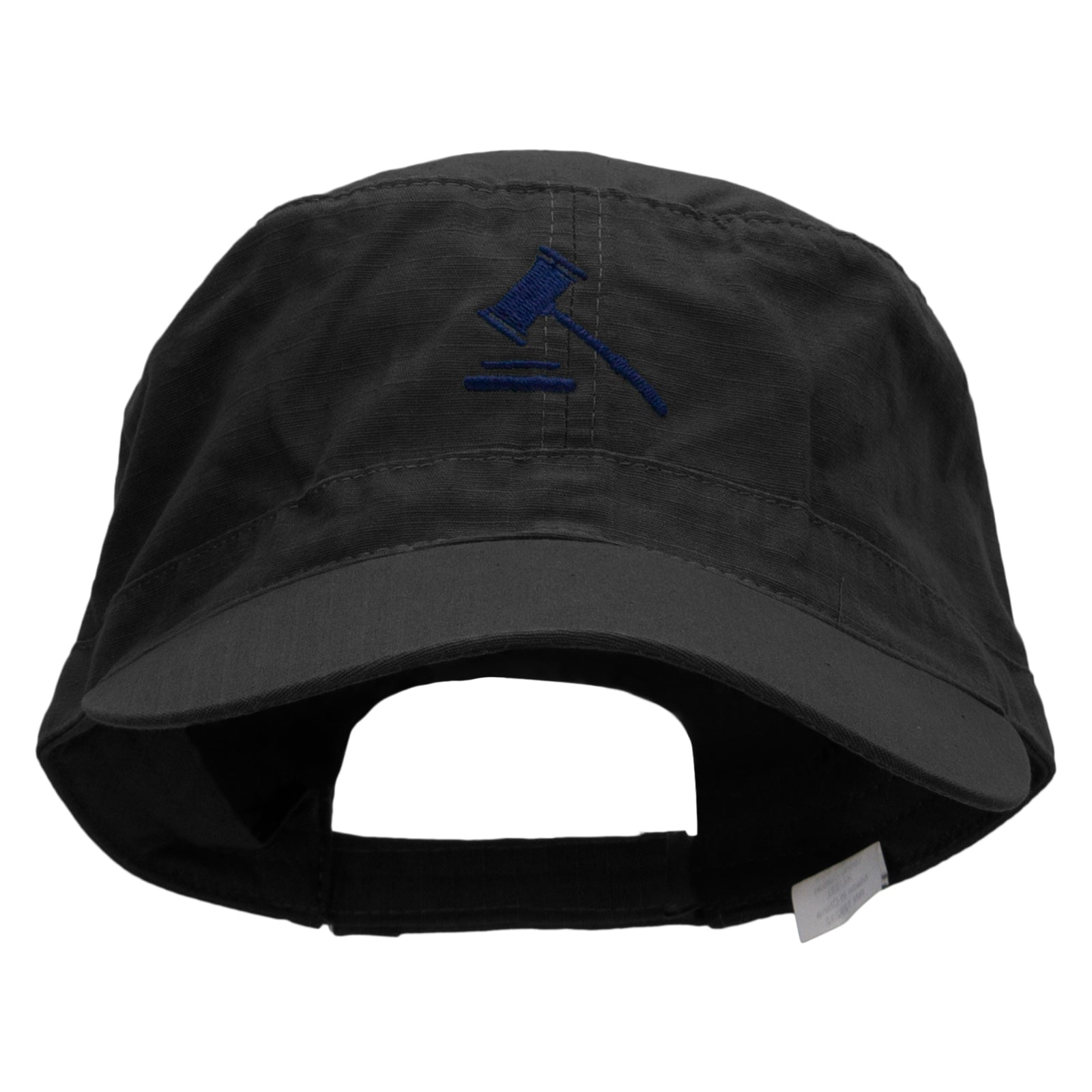 Justice Hammer Big Size Adjustable Ripstop Army Cap - Black XL-3XL ...