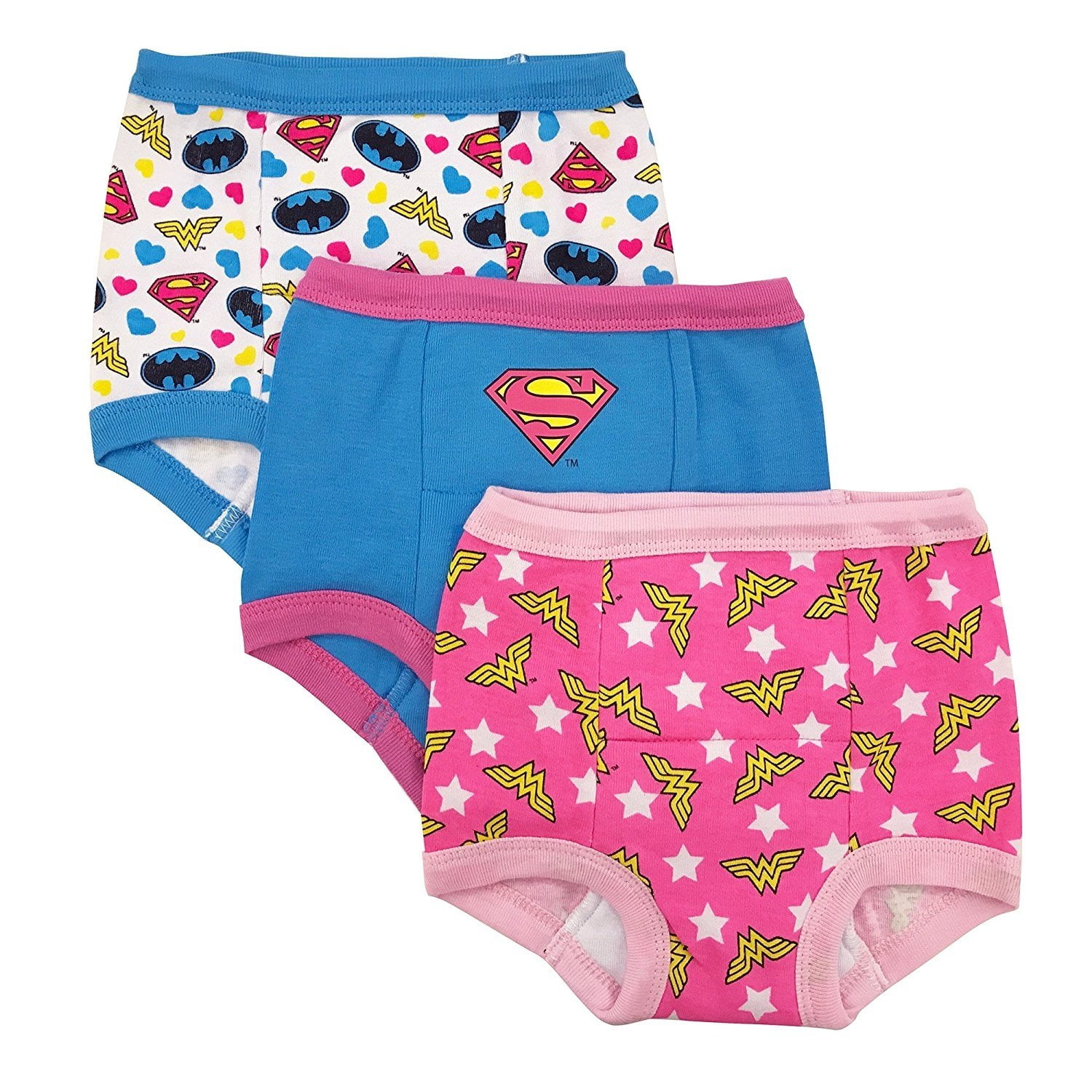 Justice League 3pk Training Pants (Toddler Girls) - Walmart.com