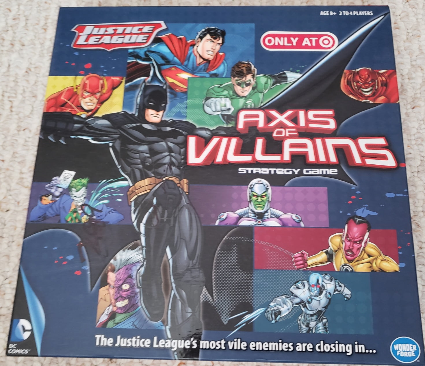Justice League Axis Of Villains Strategy Game for Ages 8+ DC Comics For ...