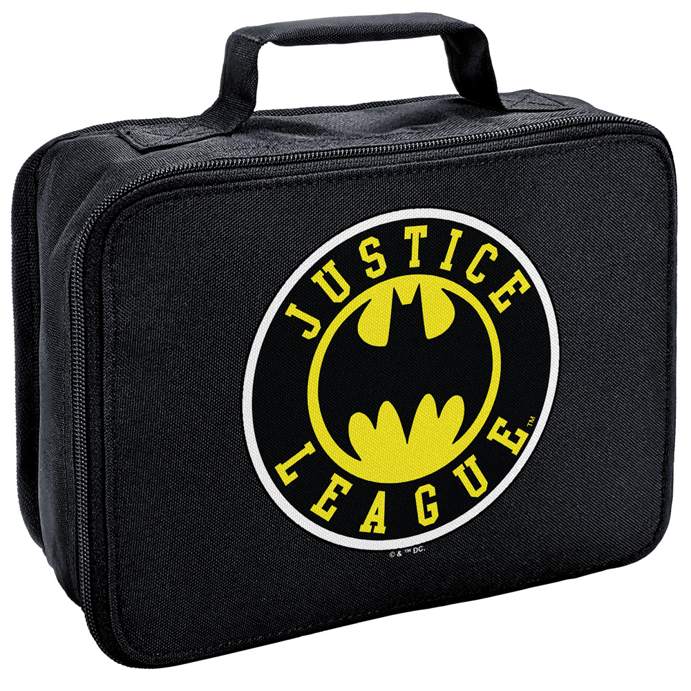 Justice League Batman Athletic Logo Insulated Soft Sided Lunch Box ...