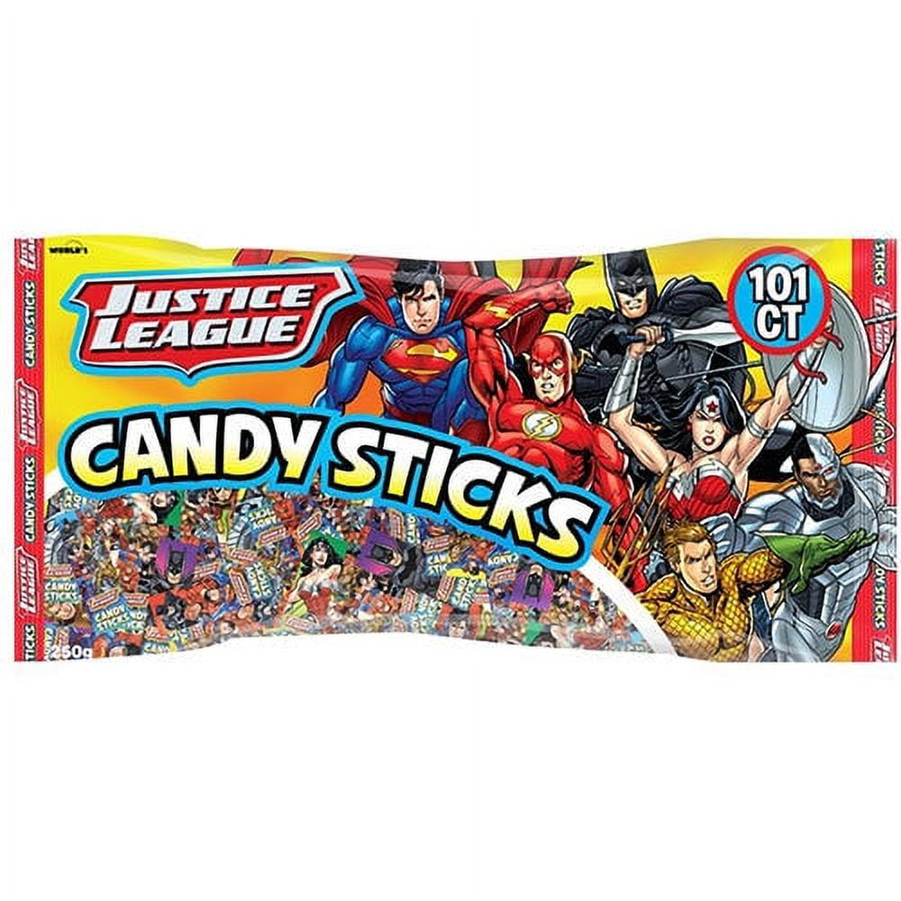 Justice League Candy Sticks Mini Boxes - Bag of 101 - Walmart.com