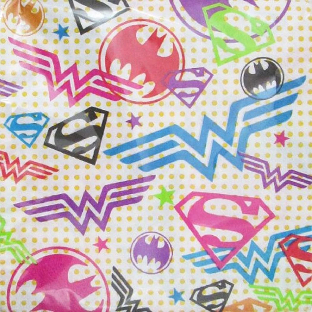 Justice League Girls Dc Comics Superhero Birthday Party Paper Luncheon ...