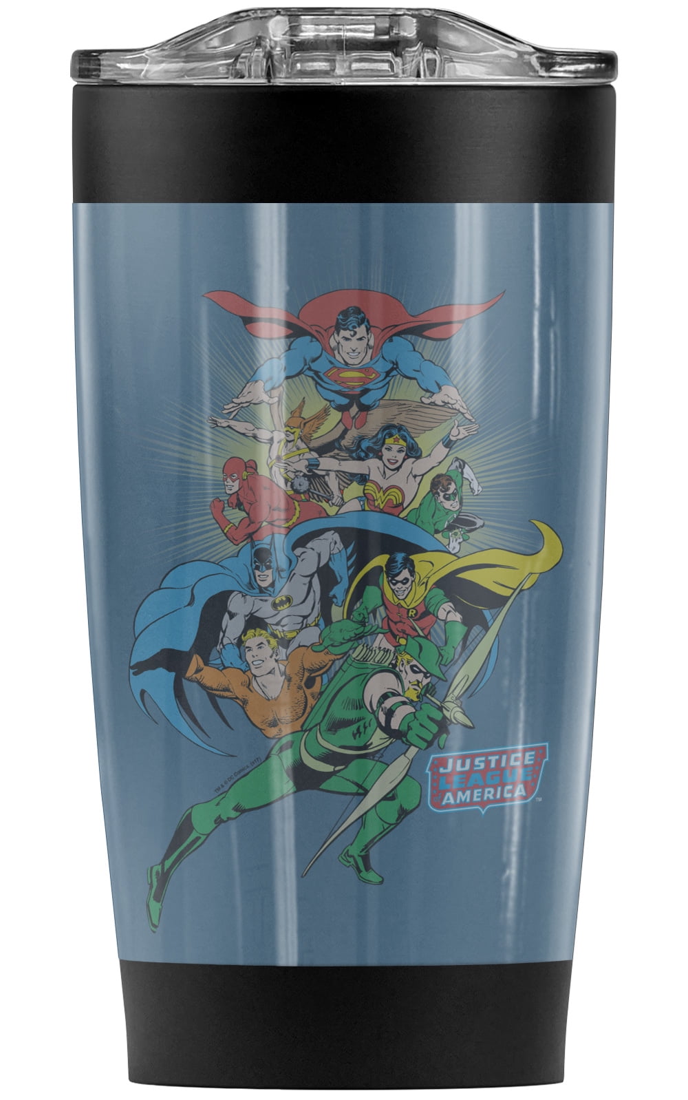 Justice League In League Characters Stainless Steel Tumbler 20 oz ...