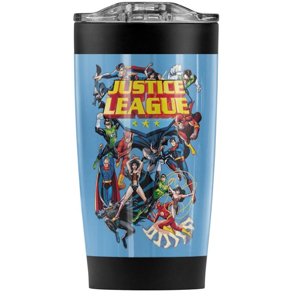 Justice League League A Plenty Stainless Steel Tumbler 20 oz Coffee ...