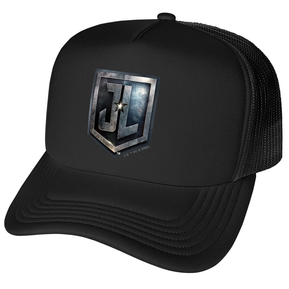 Justice League Logo Foam Snapback Trucker Hat - Unisex for Men and ...