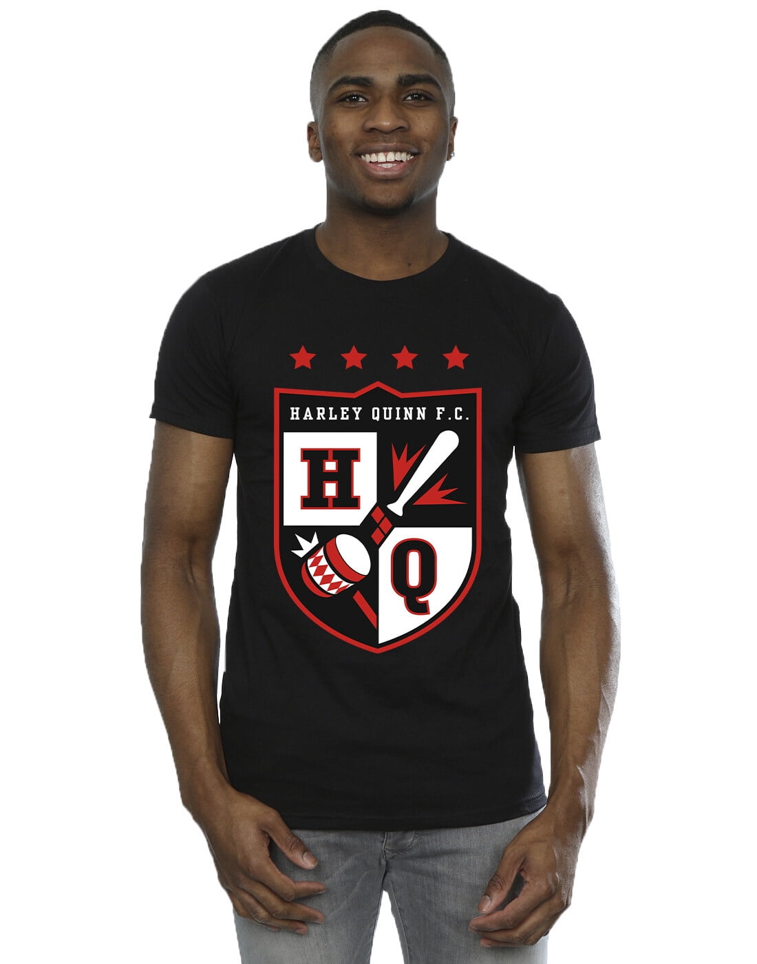 Justice League Men's Harley Quinn FC Pocket T-Shirt - Walmart.com