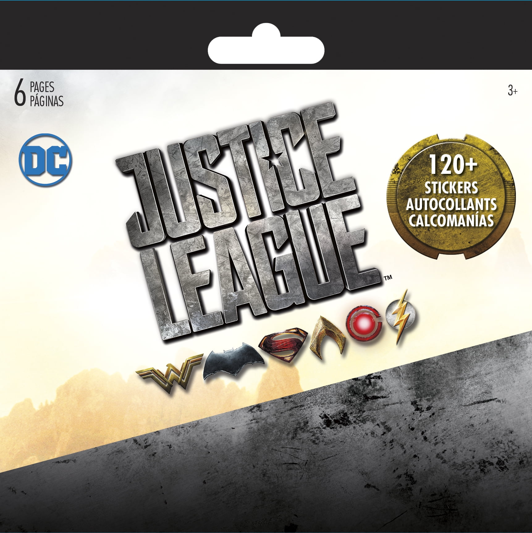 Justice League Mini Sticker Pad, 6 Pages - Walmart.com