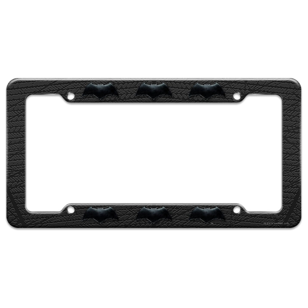 Justice League Movie Batman Logo License Plate Tag Frame - Walmart.com