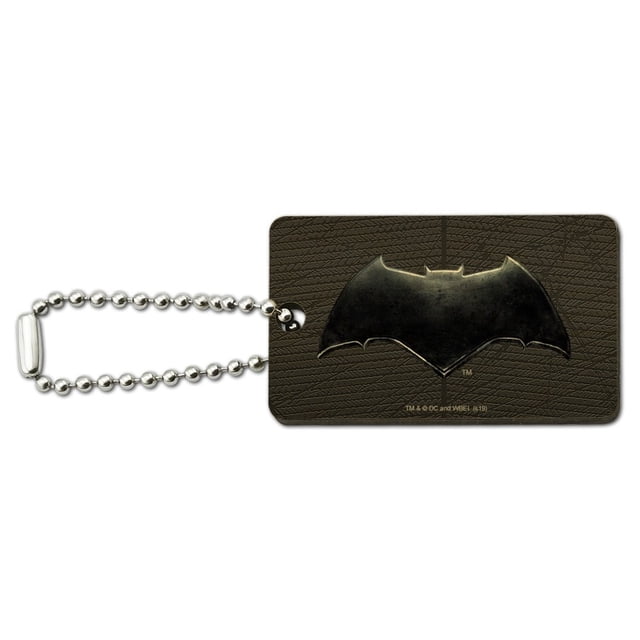 Justice League Movie Batman Logo Wood Wooden Rectangle Keychain Key ...