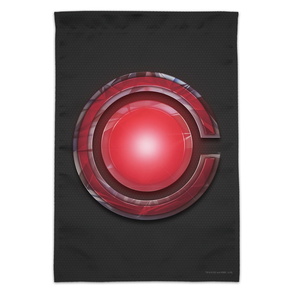 Justice League Movie Cyborg Logo Garden Yard Flag - Walmart Business ...