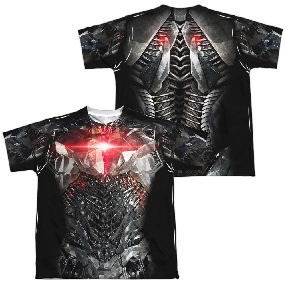 Justice League Movie - Cyborg Uniform (Front/Back Print) - Youth Short ...