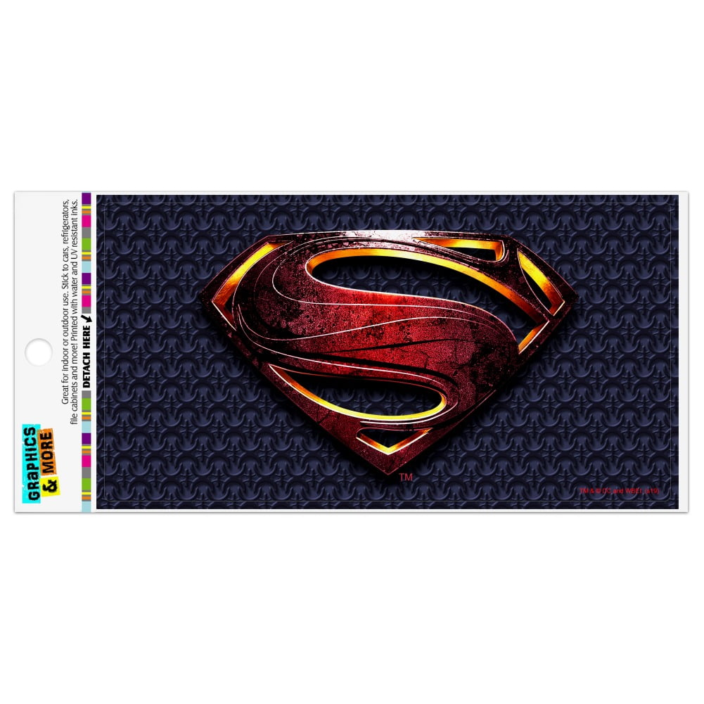 Justice League Movie Superman Logo Automotive Car Refrigerator Locker ...