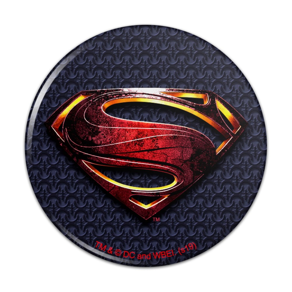 Justice League Movie Superman Logo Kitchen Refrigerator Locker Button ...